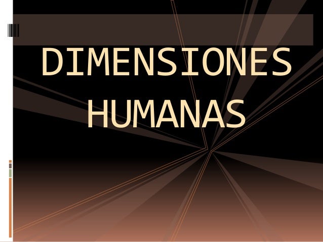 Dimensiones humanas
