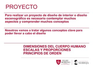 DIMENSIONES Y ESCALAS en técnicas escenográficas | PDF