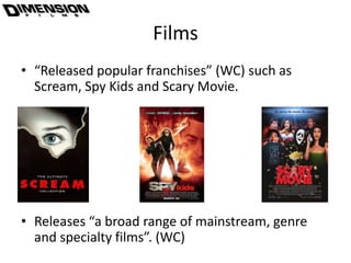 Dimension Films | PPTX
