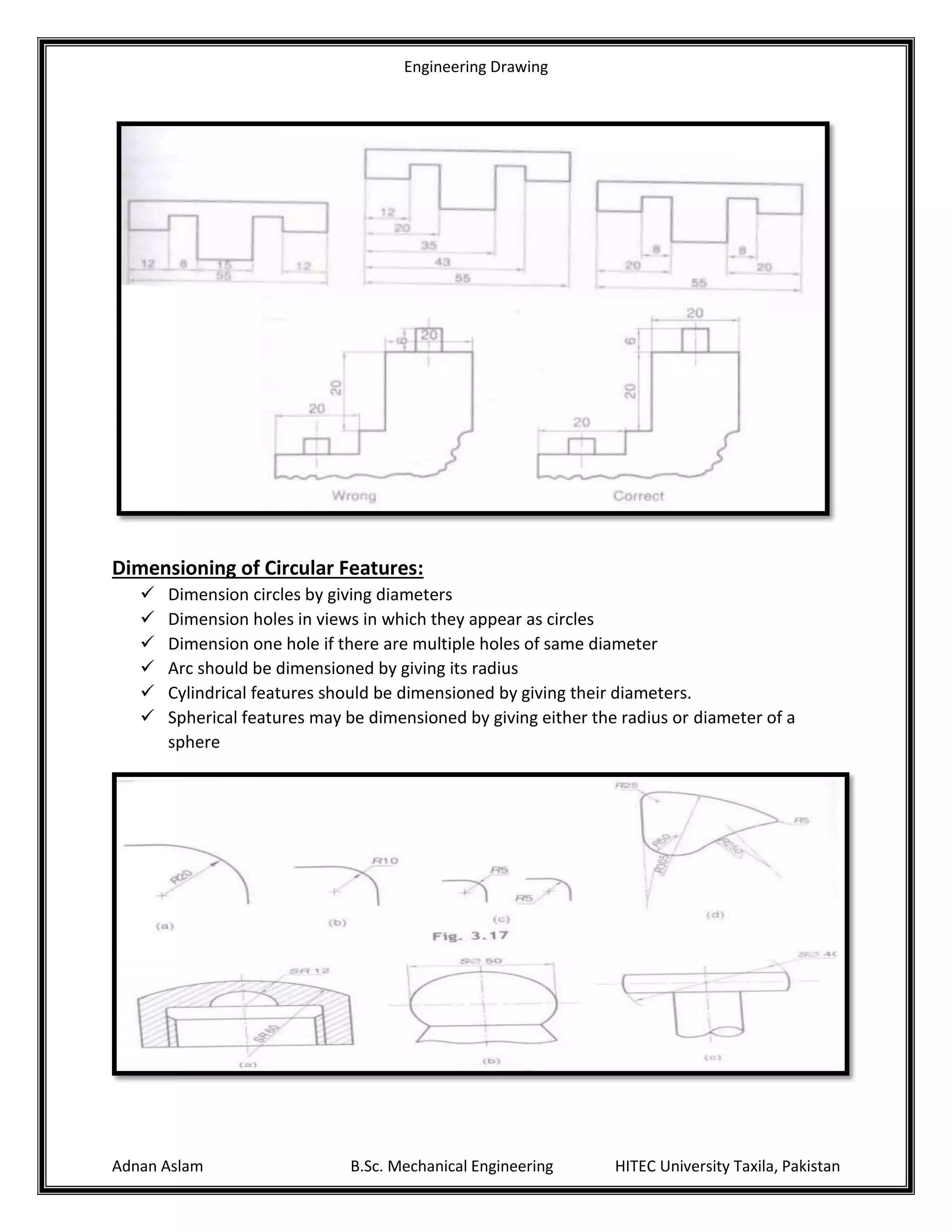 Basics Of Engineering Drawing (Dimensioning,Projections,Principle Views ...