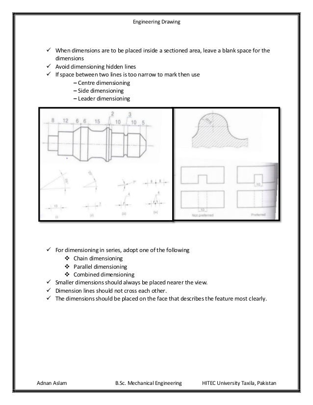 Basics Of Engineering Drawing (Dimensioning,Projections,Principle Vie…