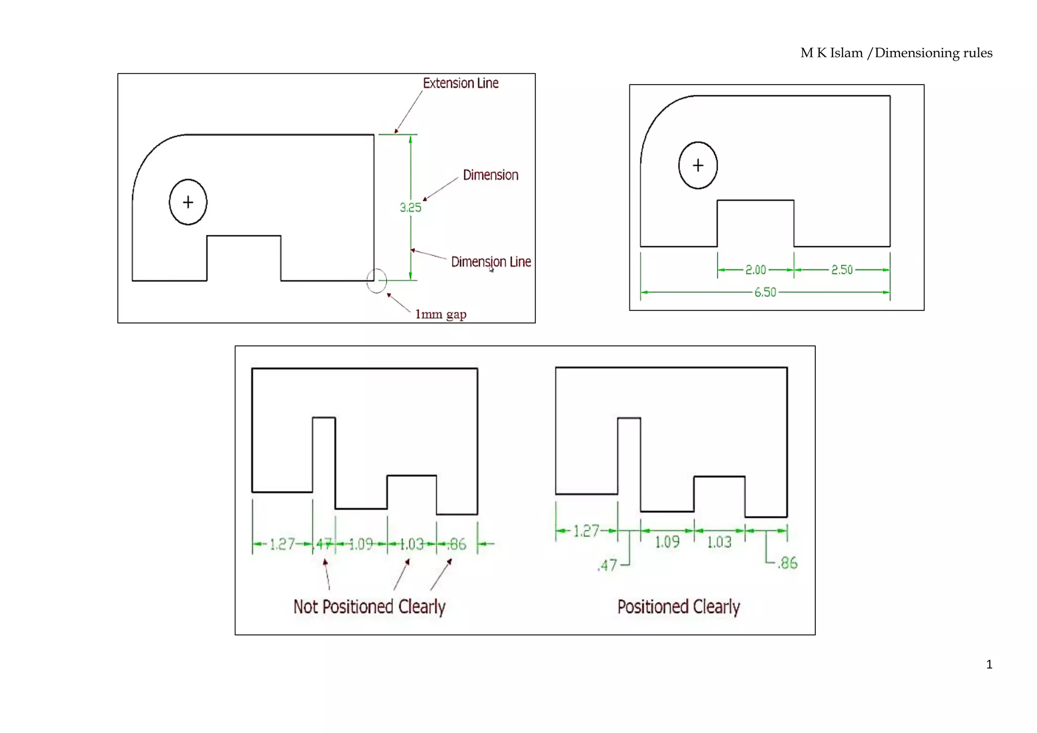 Introduction to Engineering Drawing 2(Dimension errors) | PDF | Islam ...