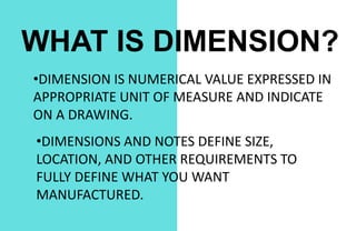 Dimensioning | PPT