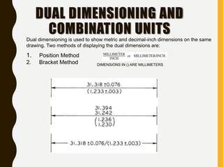 How to properly dimension an engineering drawing and good practices | PPT | 3-D Graphics ...