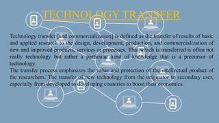 Dimension in technology transfer | PPT