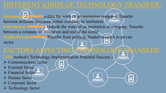 Dimension in technology transfer | PPT