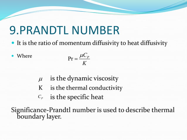 Dimensionless number | PPTX