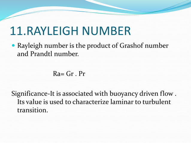 Dimensionless number | PPTX