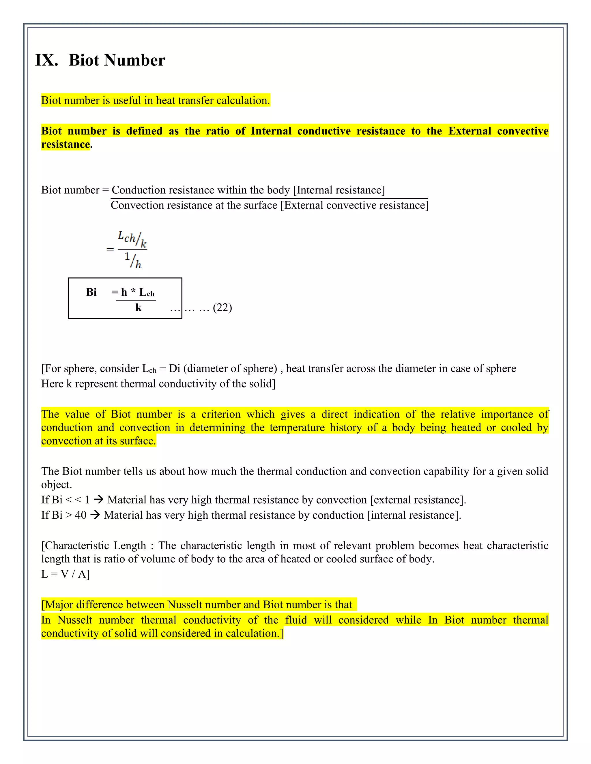 Dimensionless number in chemical engineering | PDF