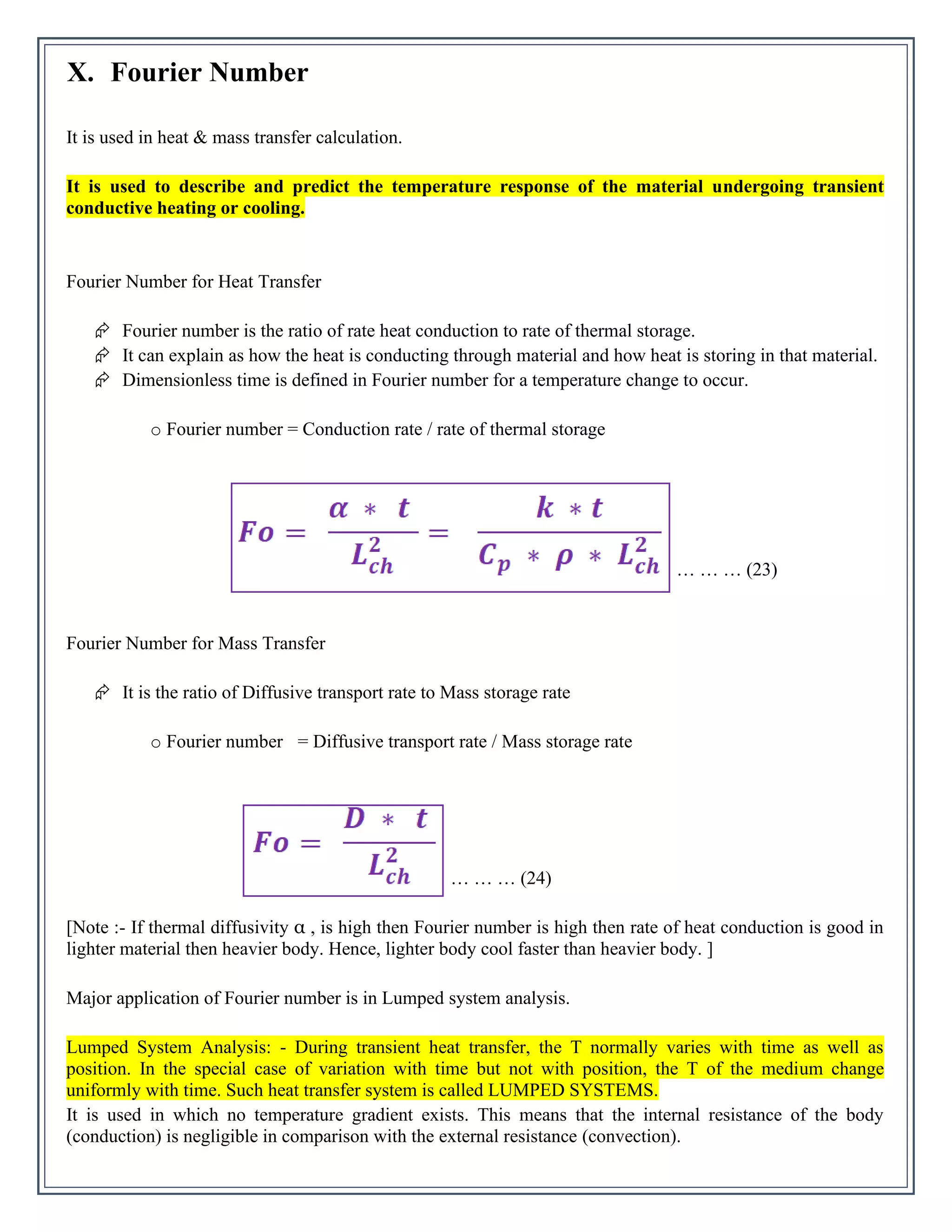Dimensionless number in chemical engineering | PDF