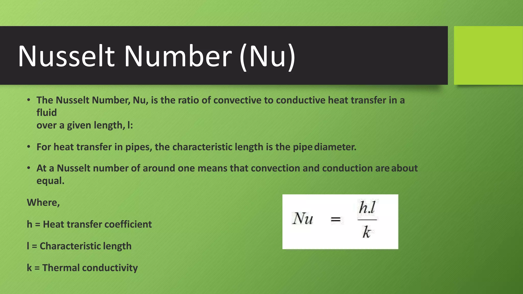 Dimensionlessnumber in heat transfer | PPTX