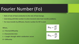 Dimensionlessnumber in heat transfer | PPTX