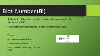 Dimensionlessnumber in heat transfer | PPTX