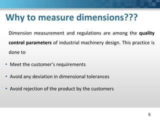 Dimension measurement | PDF