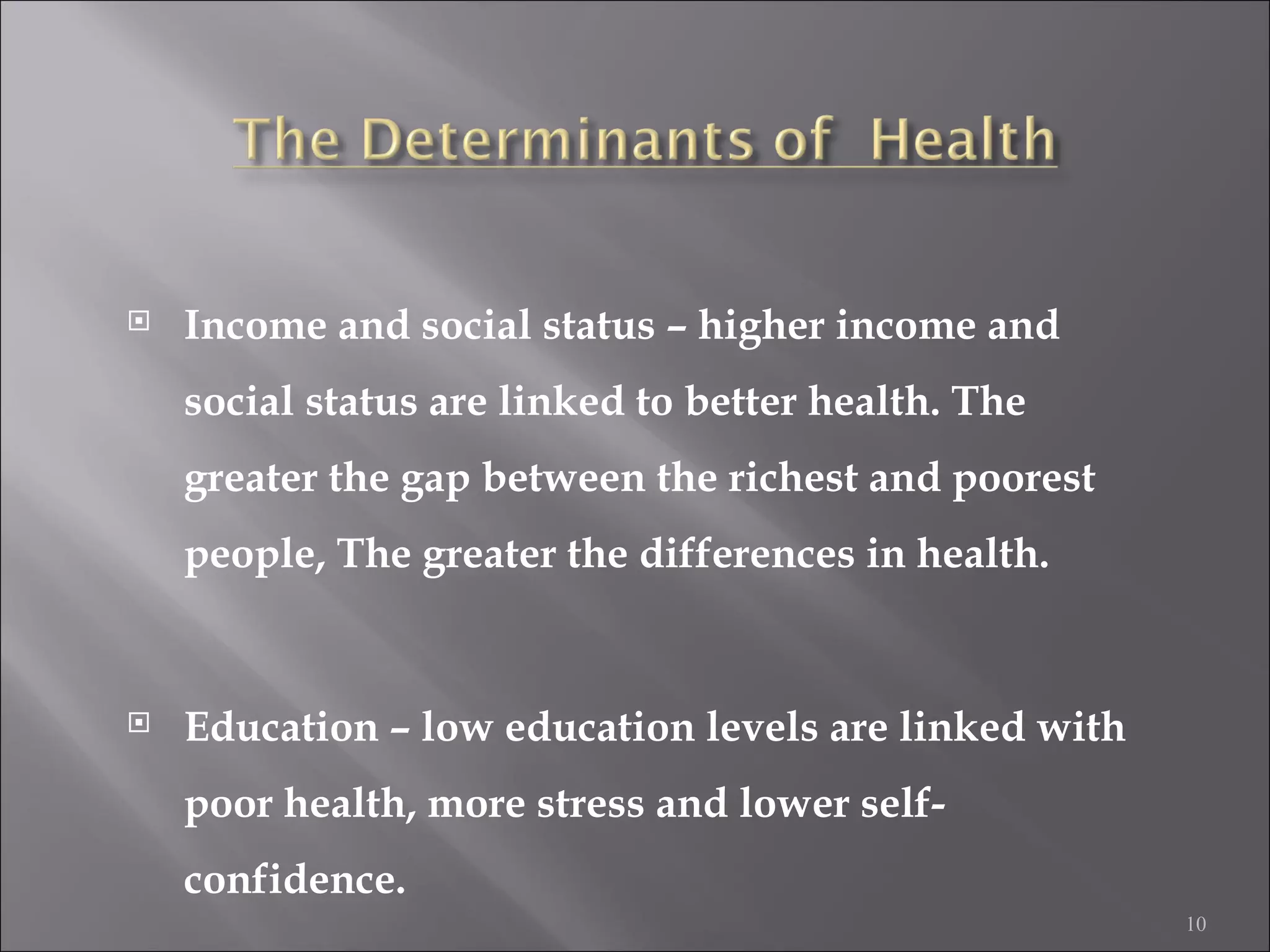 Dimension of health | PPT