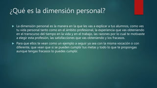 Dimension Personal | PPTX