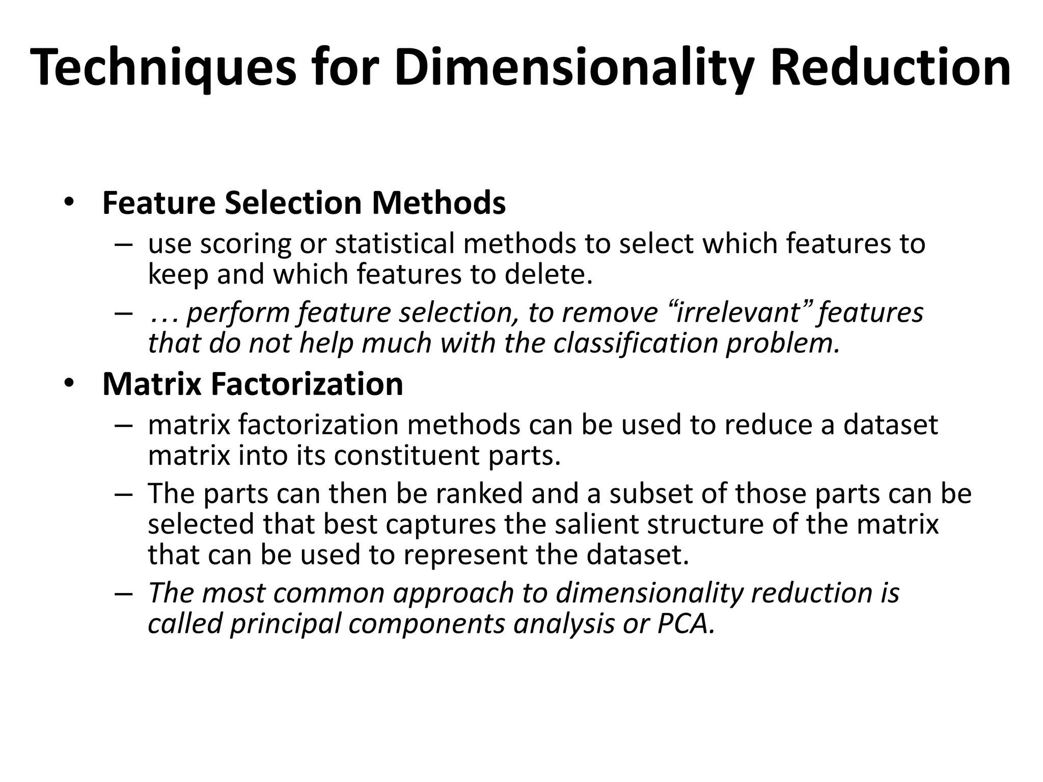 dimension reduction.ppt