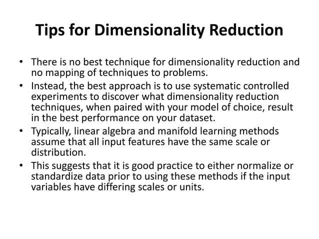 dimension reduction.ppt
