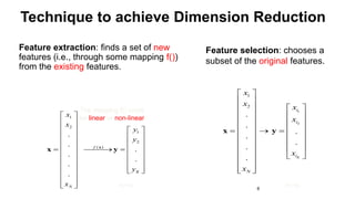 Dimension reduction techniques[Feature Selection] | PPTX | Technology ...