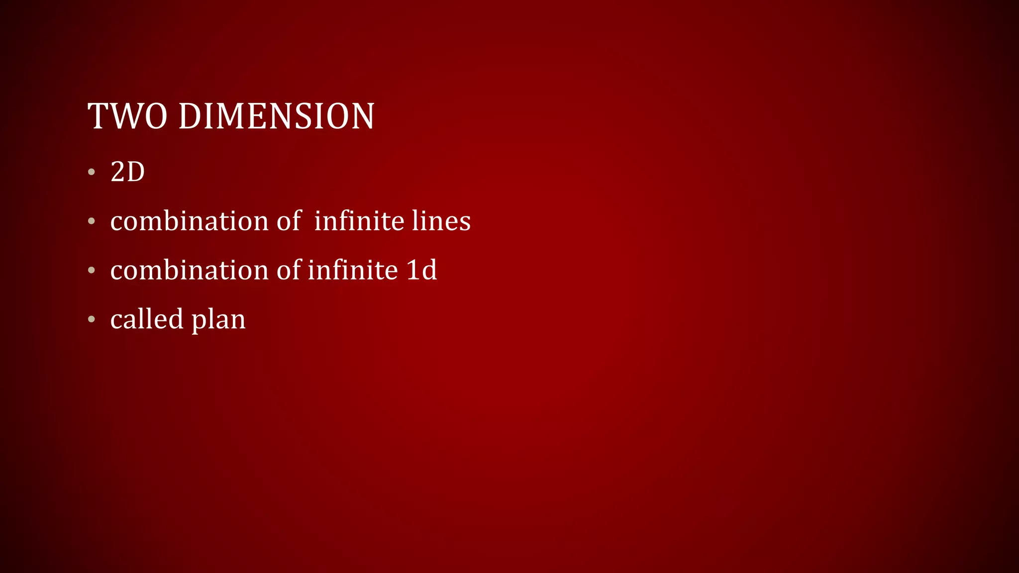 Dimensions 2D 3D 4D | PPTX