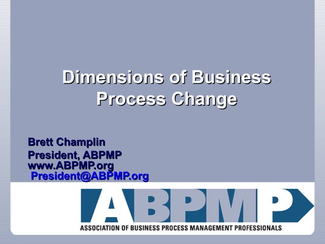 Dimensions Of Change | PPT | Business Administration | Business