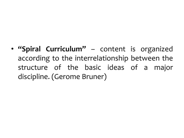 dimensions and principles of curriculum design | PDF | Educational ...