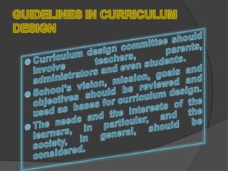 Dimensionsandprinciplesofcurriculumdesign 110205055254-phpapp01 | PPTX