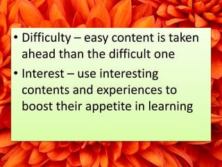 Dimensions and principles of curriculum design | PPTX