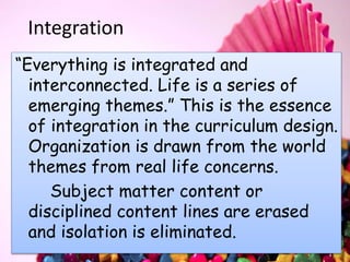 Dimensions and principles of curriculum design | PPTX