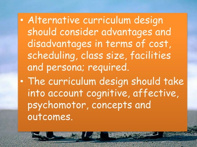 Dimensions and principles of curriculum design | PPTX | Educational ...