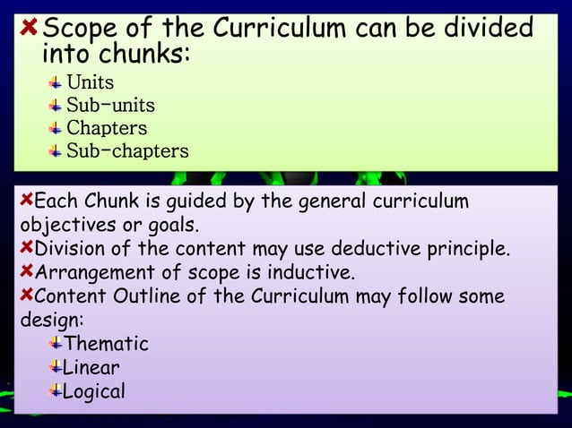 Dimensions and principles of curriculum design | PPTX | Educational ...