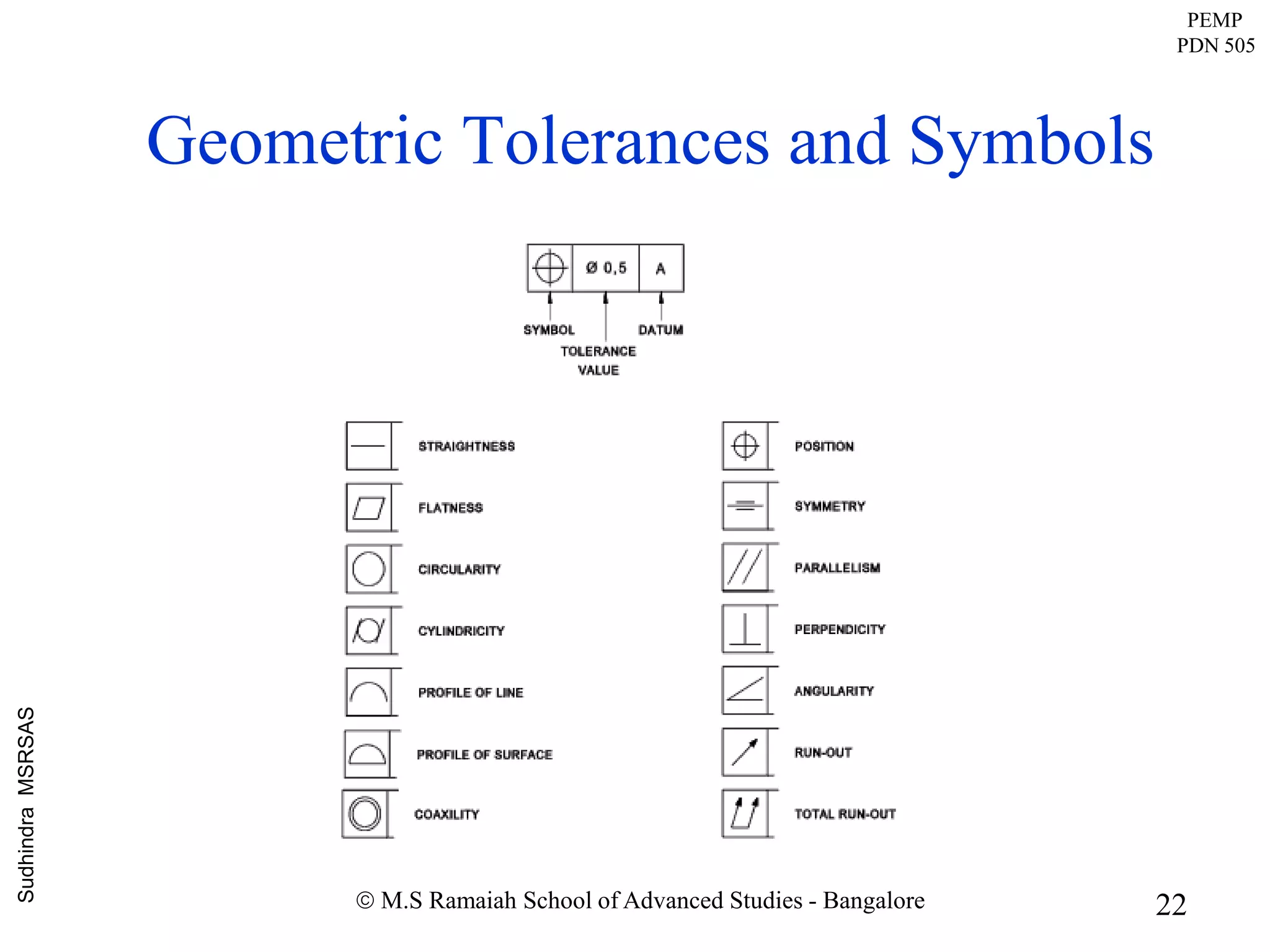 Dimensions, fits and tolerances for assembly | PDF