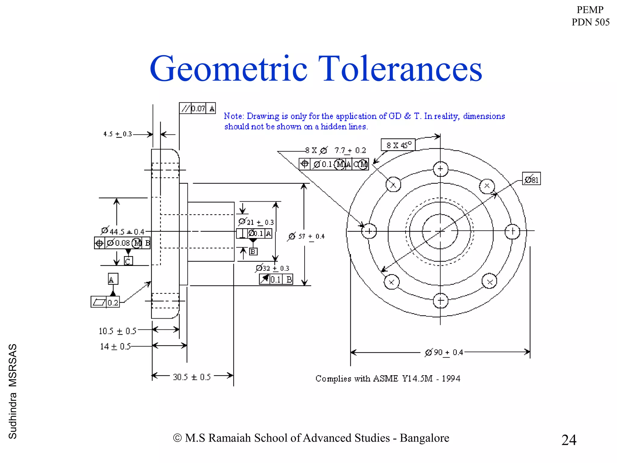 Dimensions, fits and tolerances for assembly | PDF