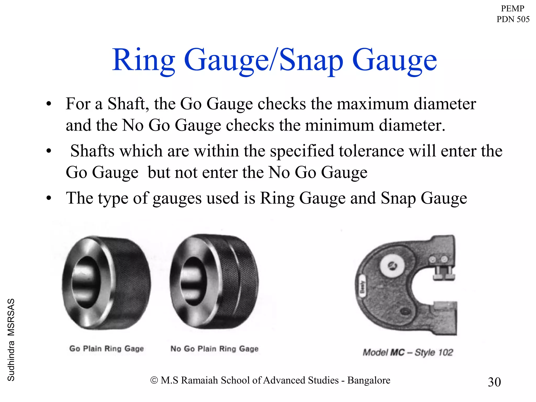 Dimensions, fits and tolerances for assembly | PDF