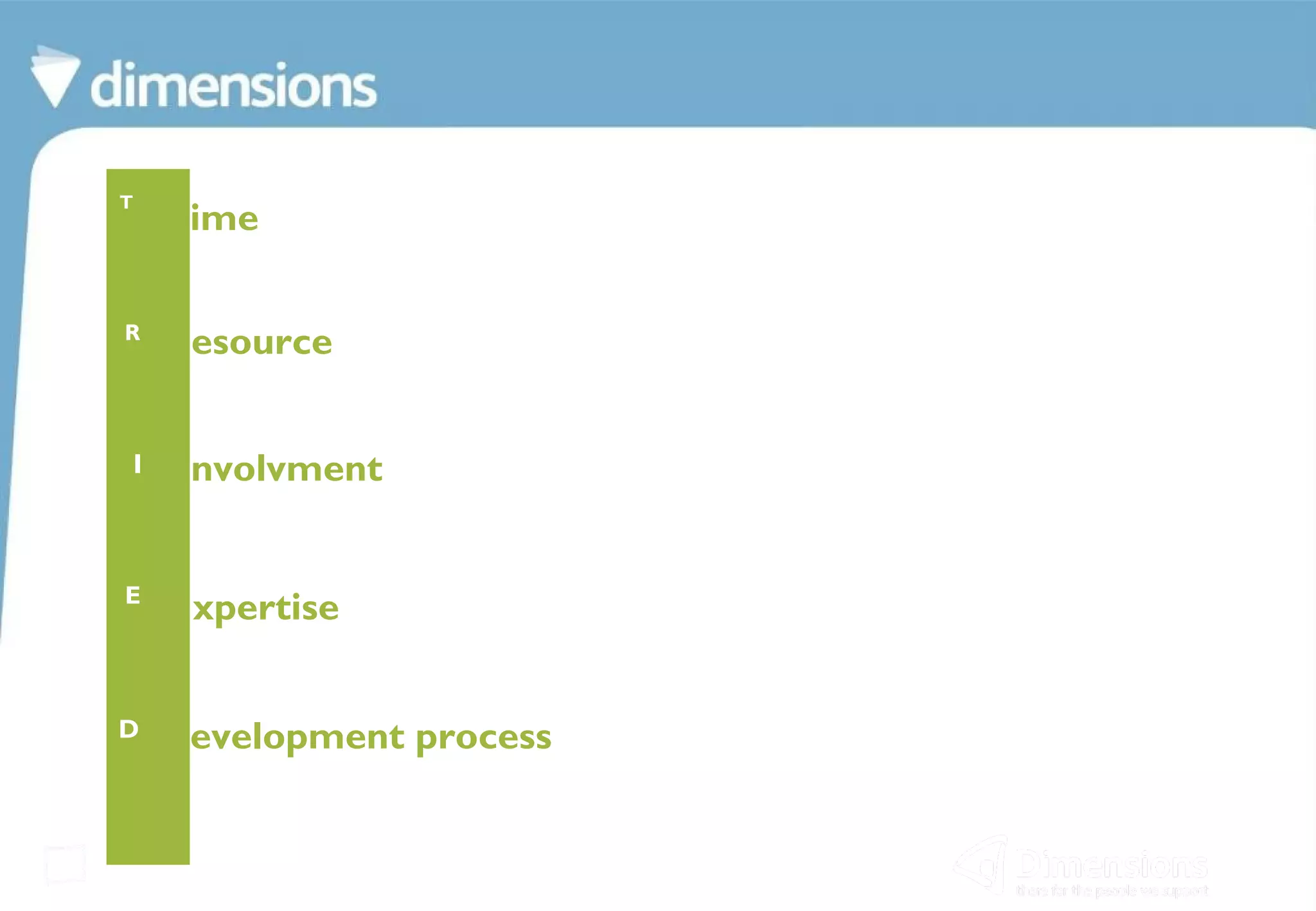 Dimensions Health plus Care conference presentation | PPT