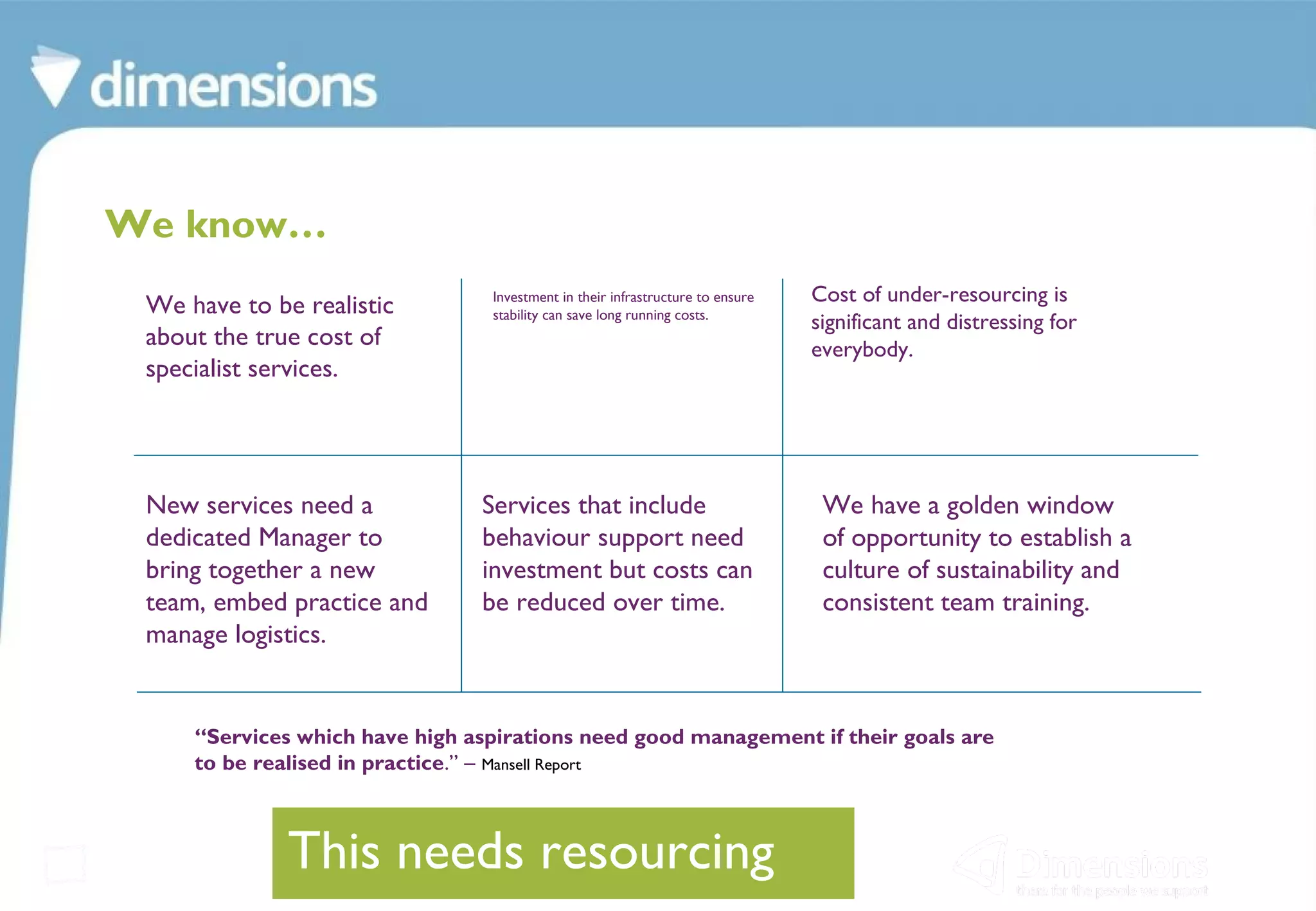 Dimensions Health plus Care conference presentation | PPT