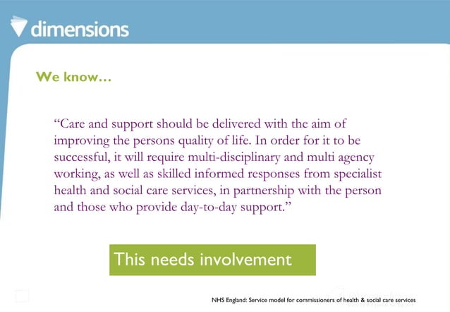 Dimensions Health plus Care conference presentation | PPT