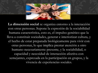 Dimension social | PPTX