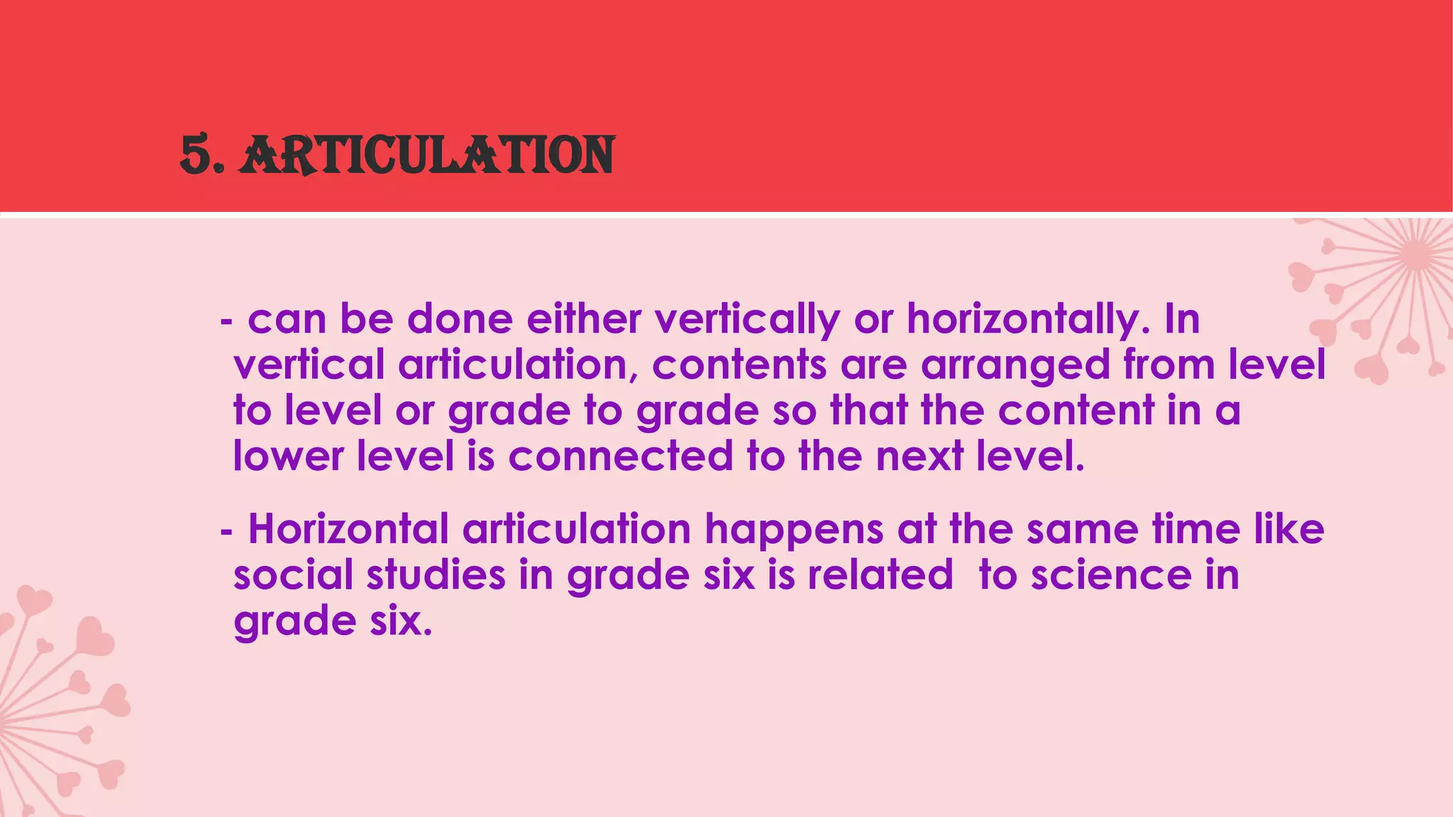 Dimensions of curriculum design | PPTX