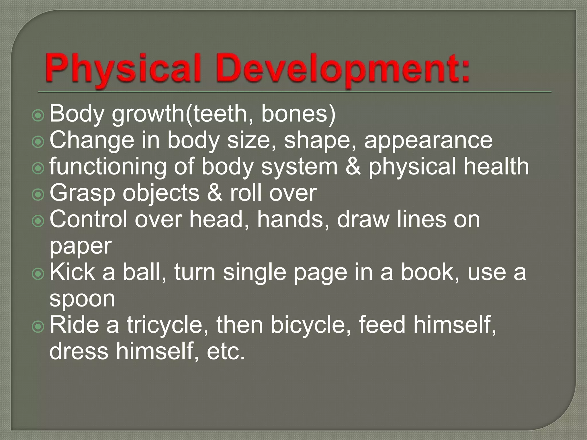 Dimensions of development | PPTX