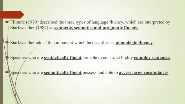 Dimensions of fluency final | PPTX