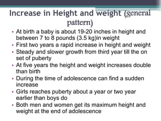 Dimensions of growth and development | PPTX