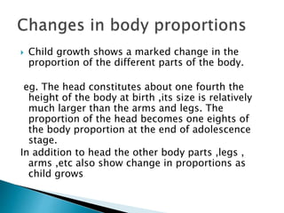 Dimensions of growth and development | PPTX