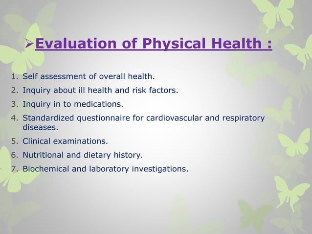 Dimensions of health | PPTX