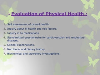 Dimensions of health | PPTX