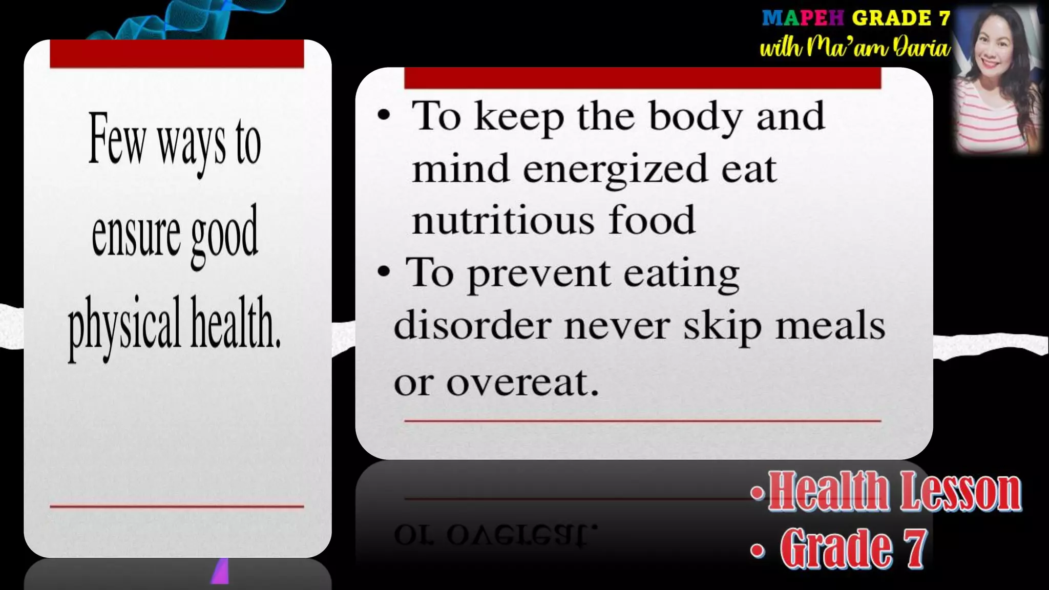 Dimensions of holistic health MAPEH Grade 7 Health Lesson 1 Quarter 1 | PDF