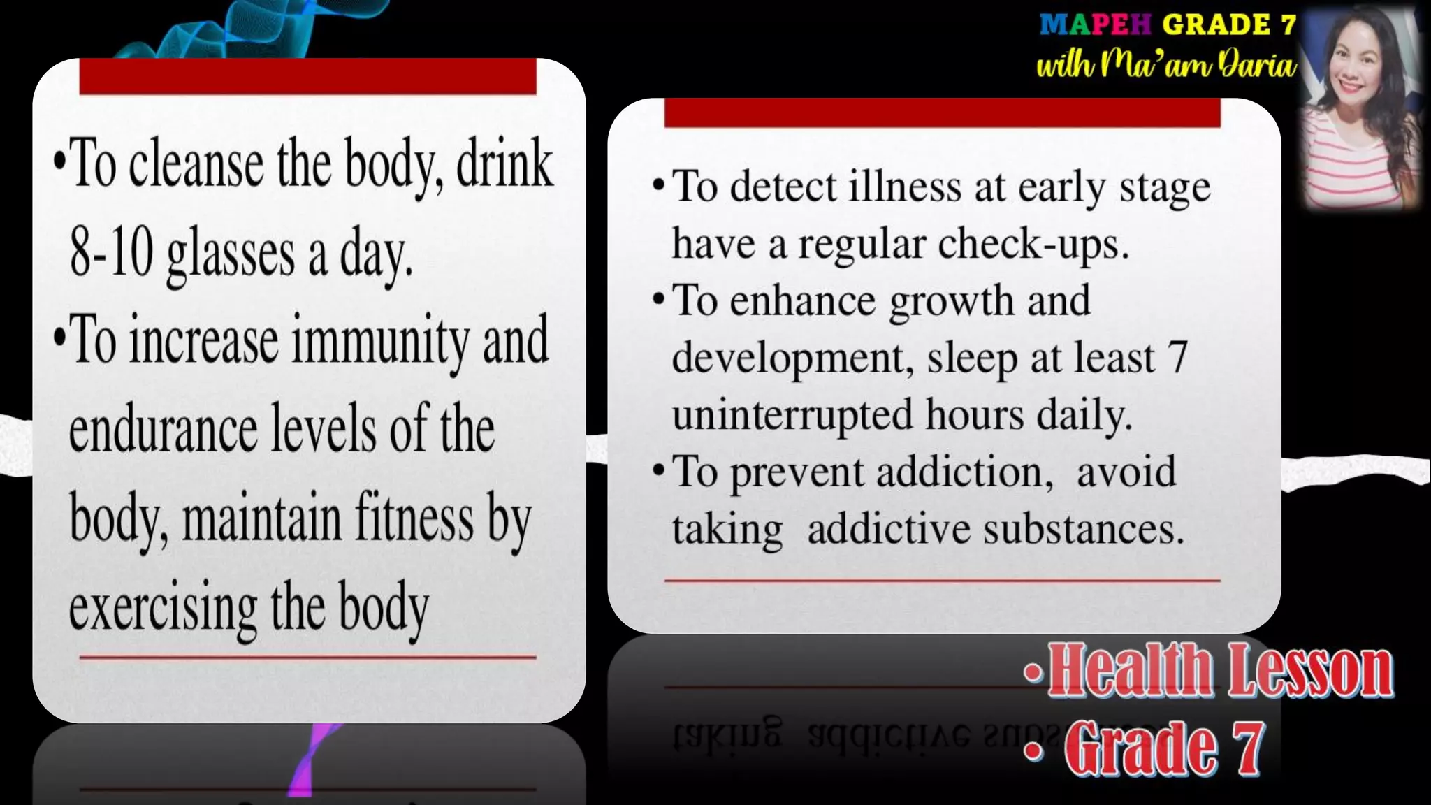 Dimensions of holistic health MAPEH Grade 7 Health Lesson 1 Quarter 1 | PDF