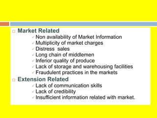 Dimensions of market led extension | PPT