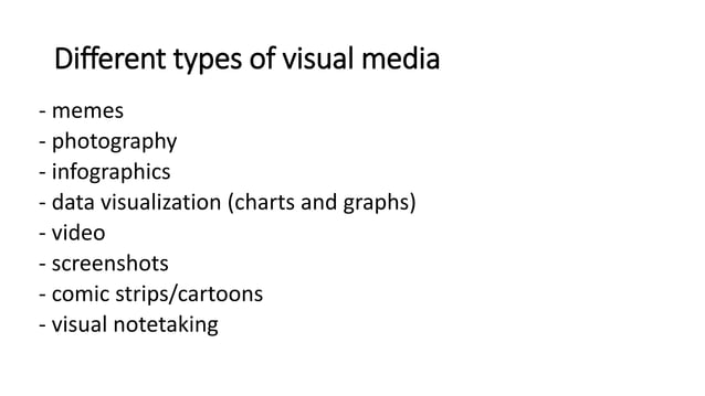 Dimensions of Media and Information - Visual.pptx