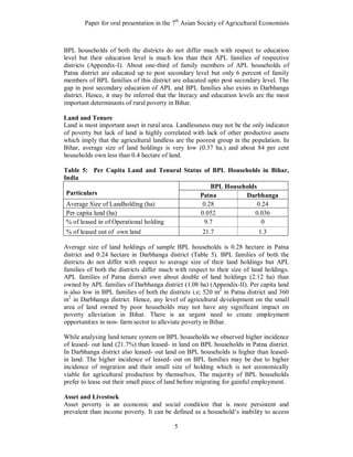 Dimensions of poverty in Bihar | PDF